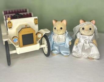 Calico Critters Vintage Dante Wedding Couple - Etsy