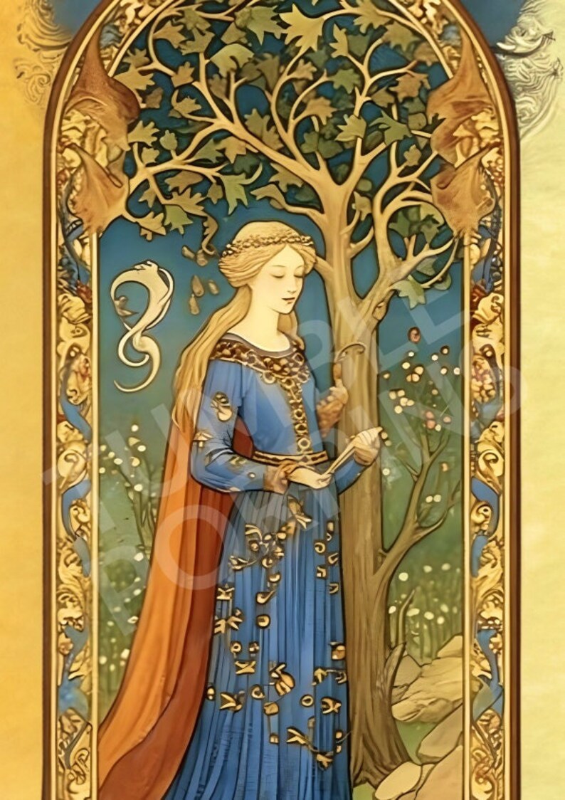 Custom Fantasy & RPG Character Art in the Style of Medieval Illuminated ...