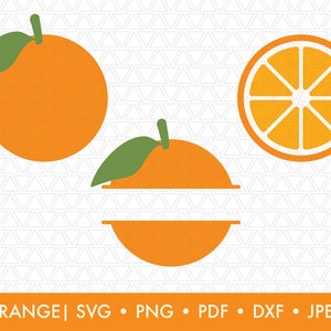 Orange SVG, Orange Fruit Svg, Lemon SVG, Orange Cut Files, Orange ...