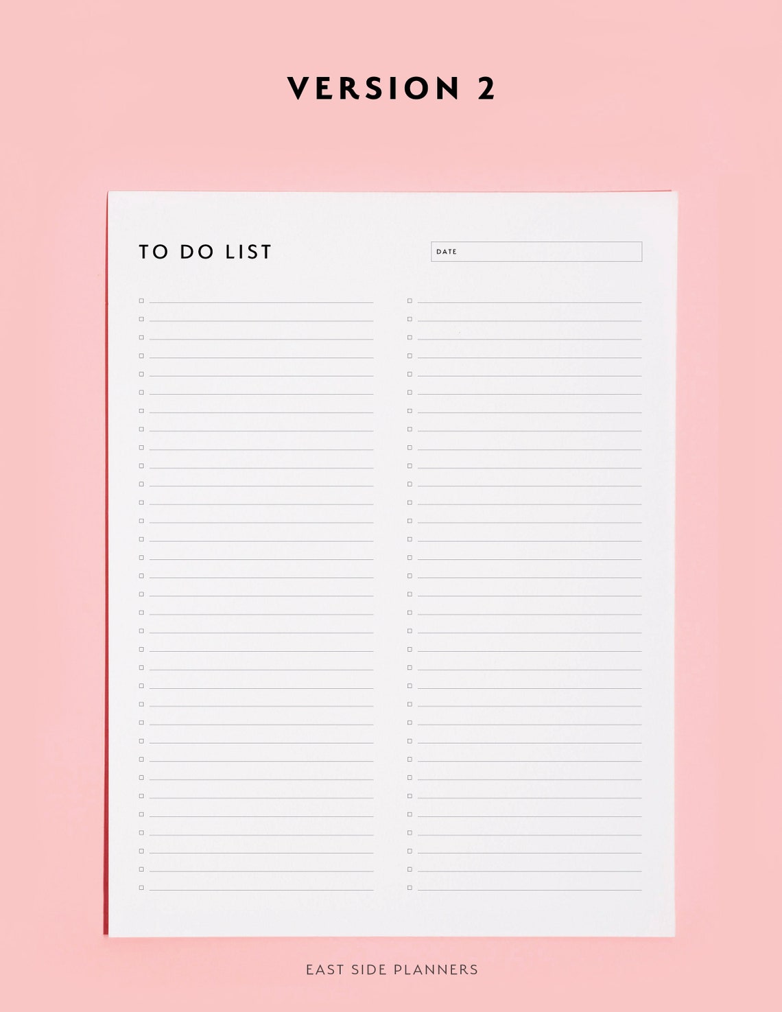 Minimal to Do List Printable, Simple Tasks List Template, Productivity ...