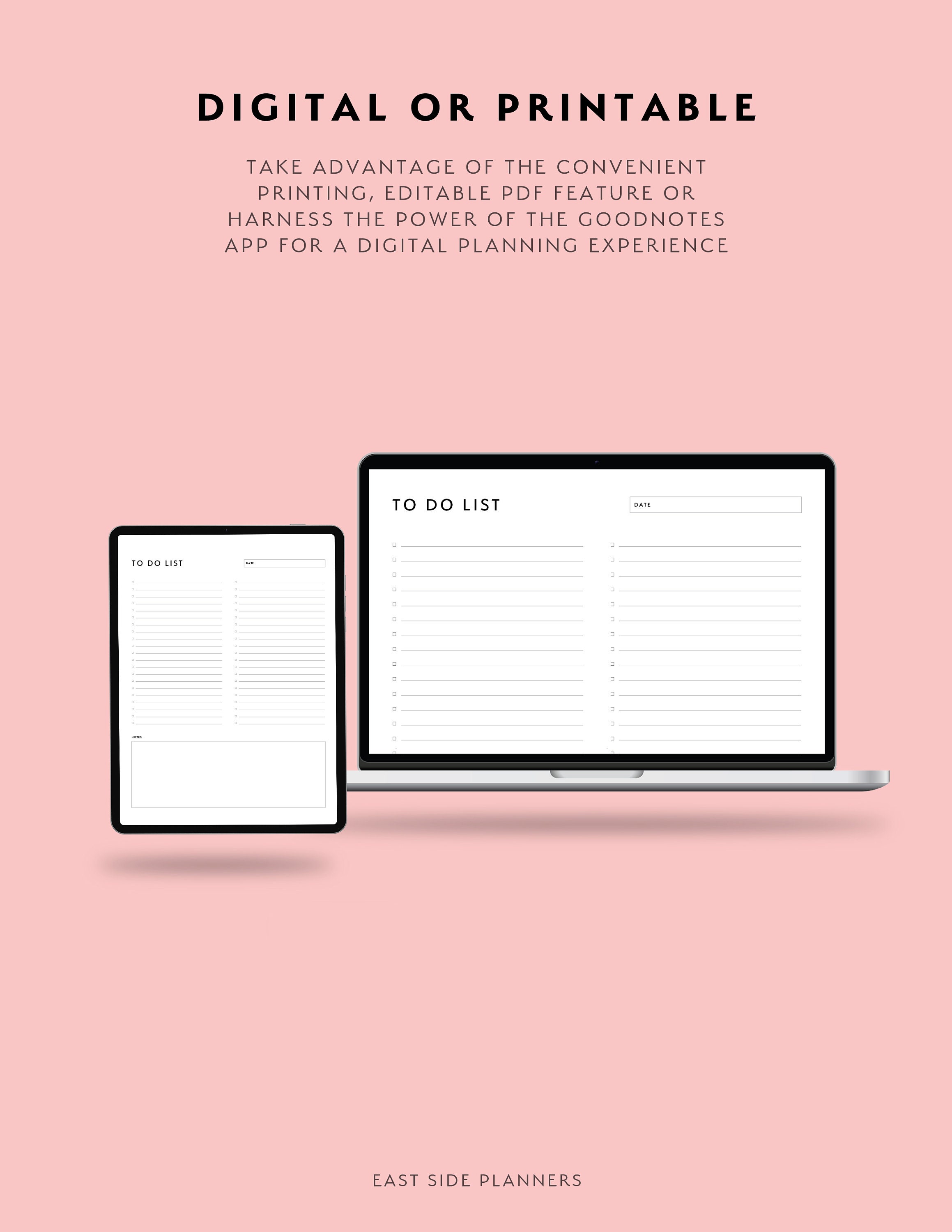 Minimal to Do List Printable, Simple Tasks List Template, Productivity ...