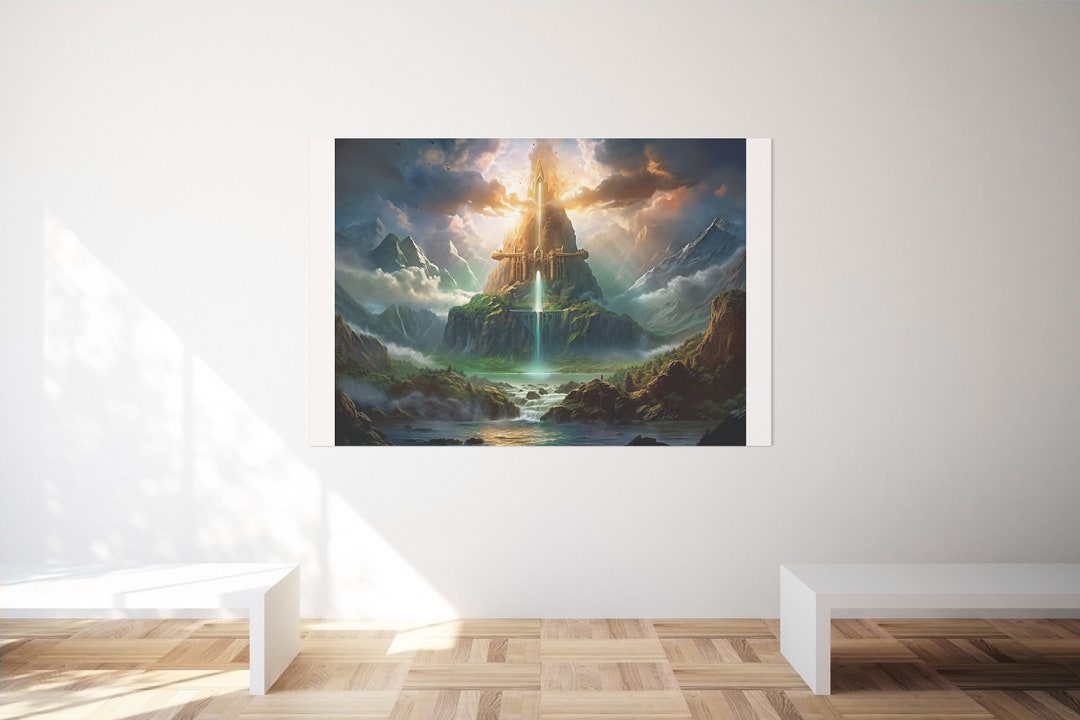 Asgard Inspired Poster - Etsy