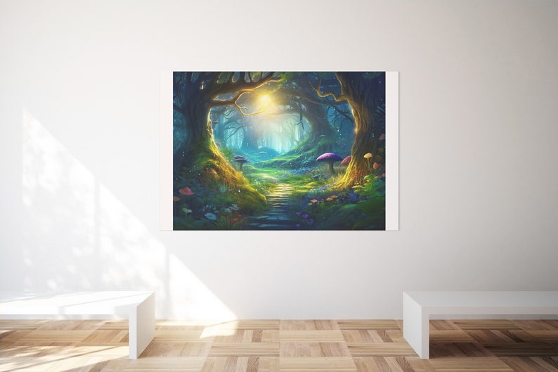 Enchanted Forest Poster - Etsy