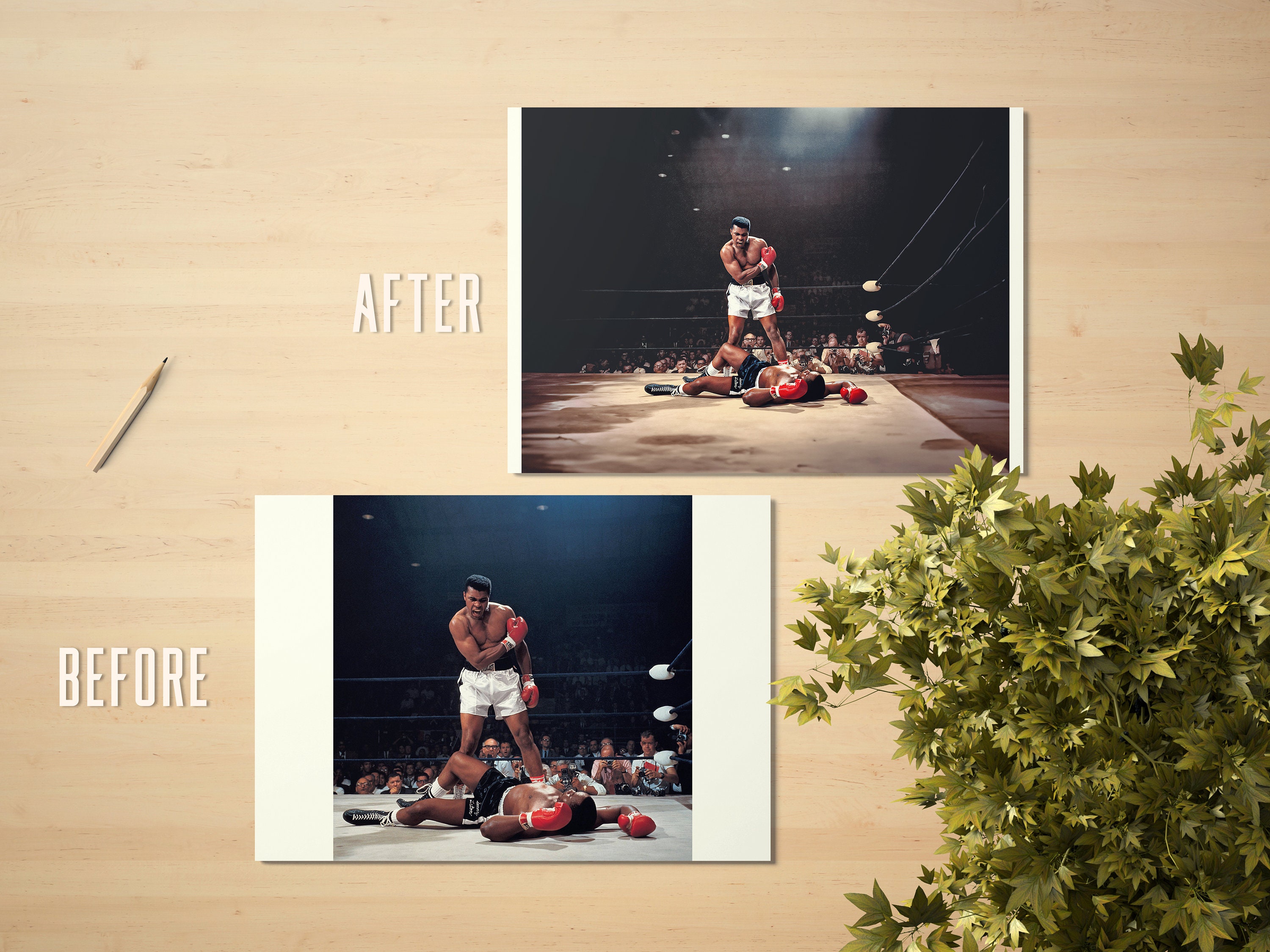 Muhammad Ali Iconic Photo Expanded Poster - Etsy