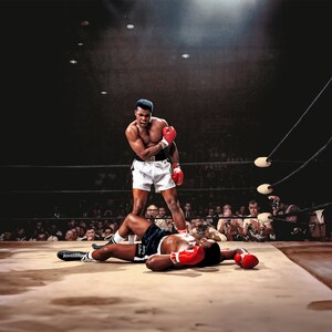 Muhammad Ali Iconic Photo Expanded Poster - Etsy