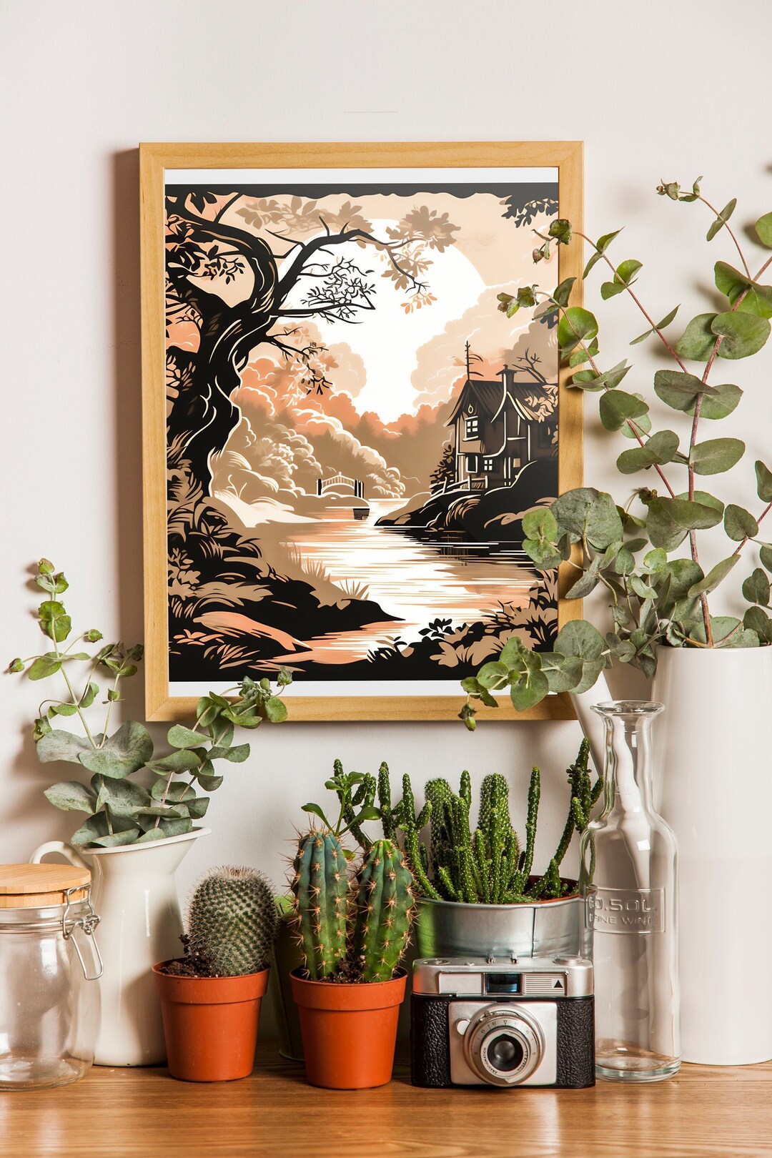 Hidden Oasis Poster - Etsy