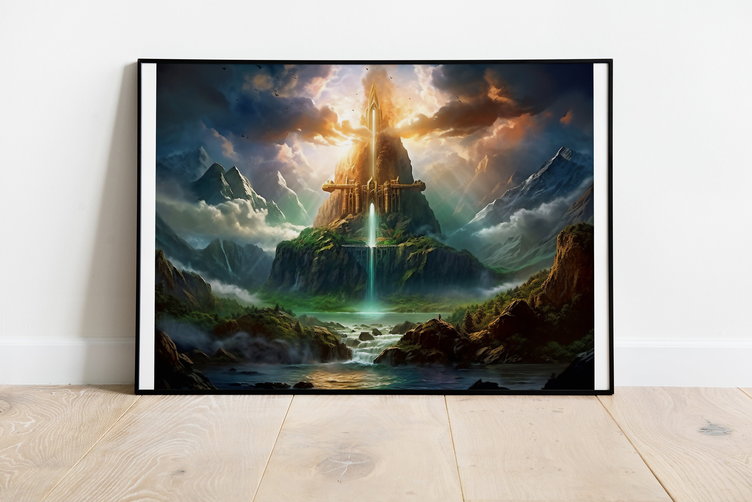 Asgard Inspired Poster - Etsy