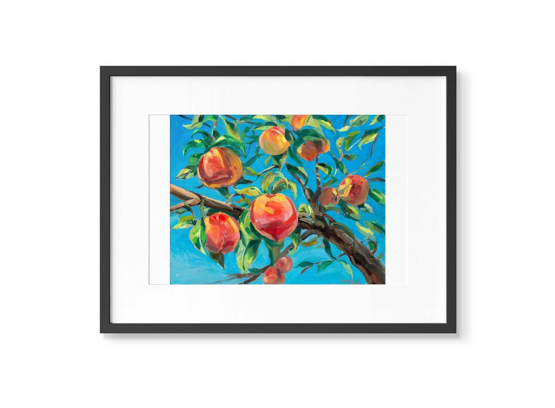 Peachtree Original Oil Painting Landscape Hand-painted Prints Wall Art ...