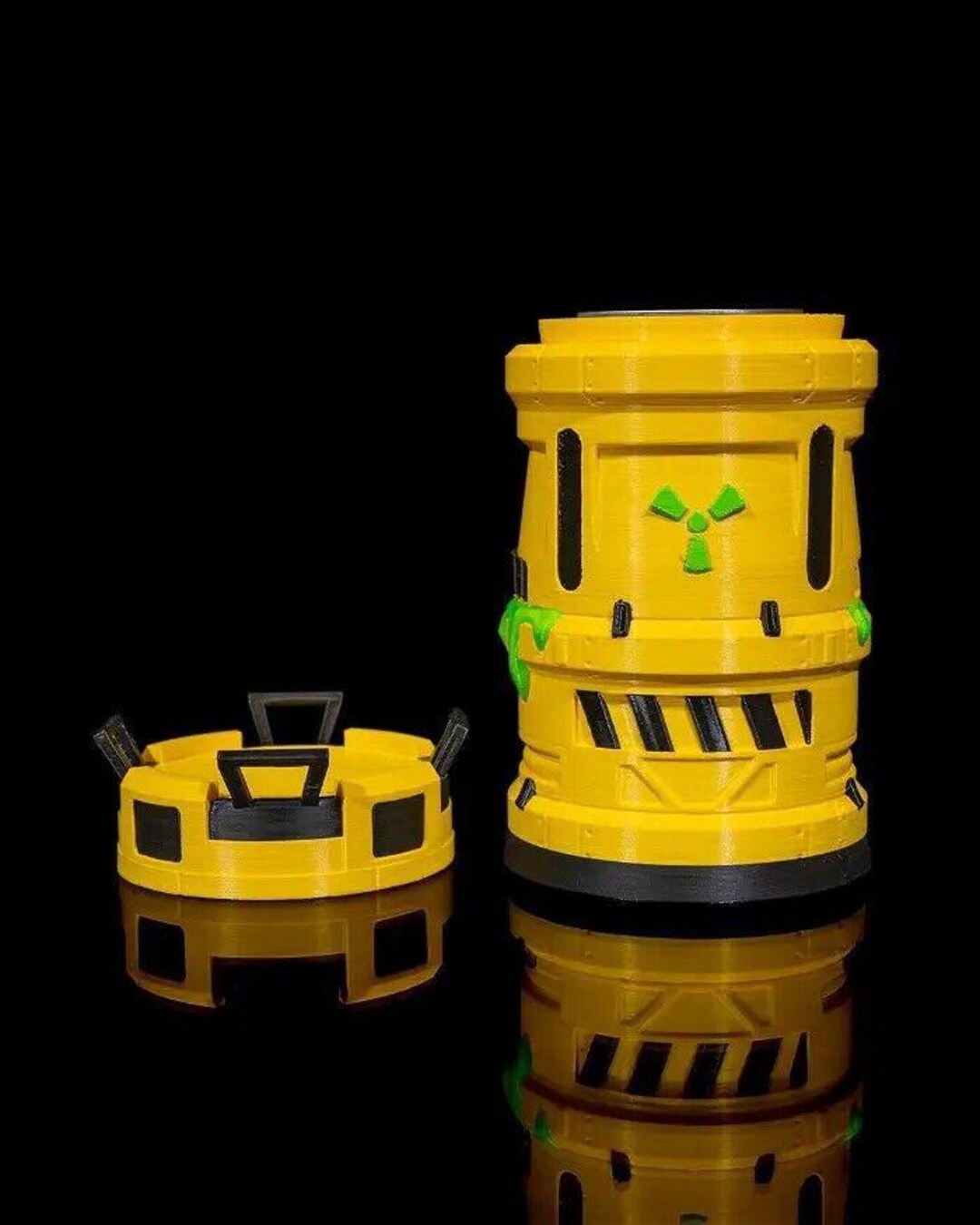 Toxic Waste Can Holder - Etsy