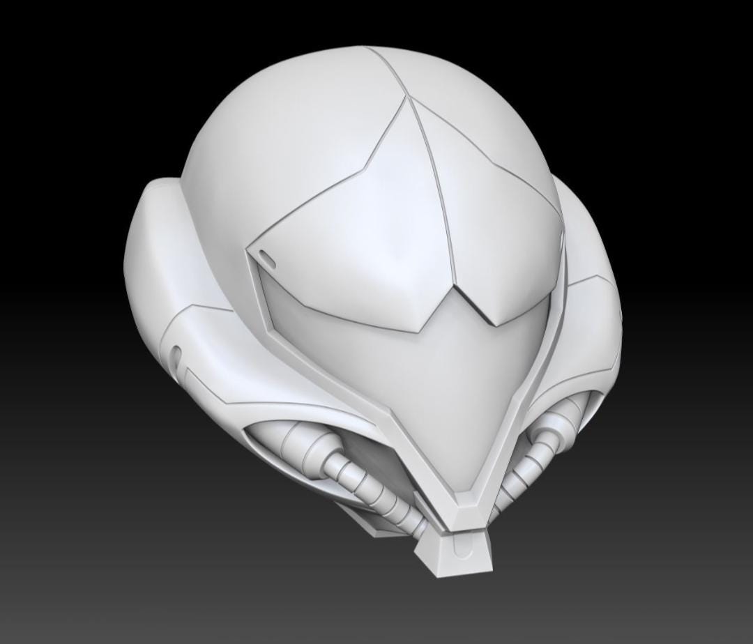 Metroid Prime Helmet Remastered - Etsy
