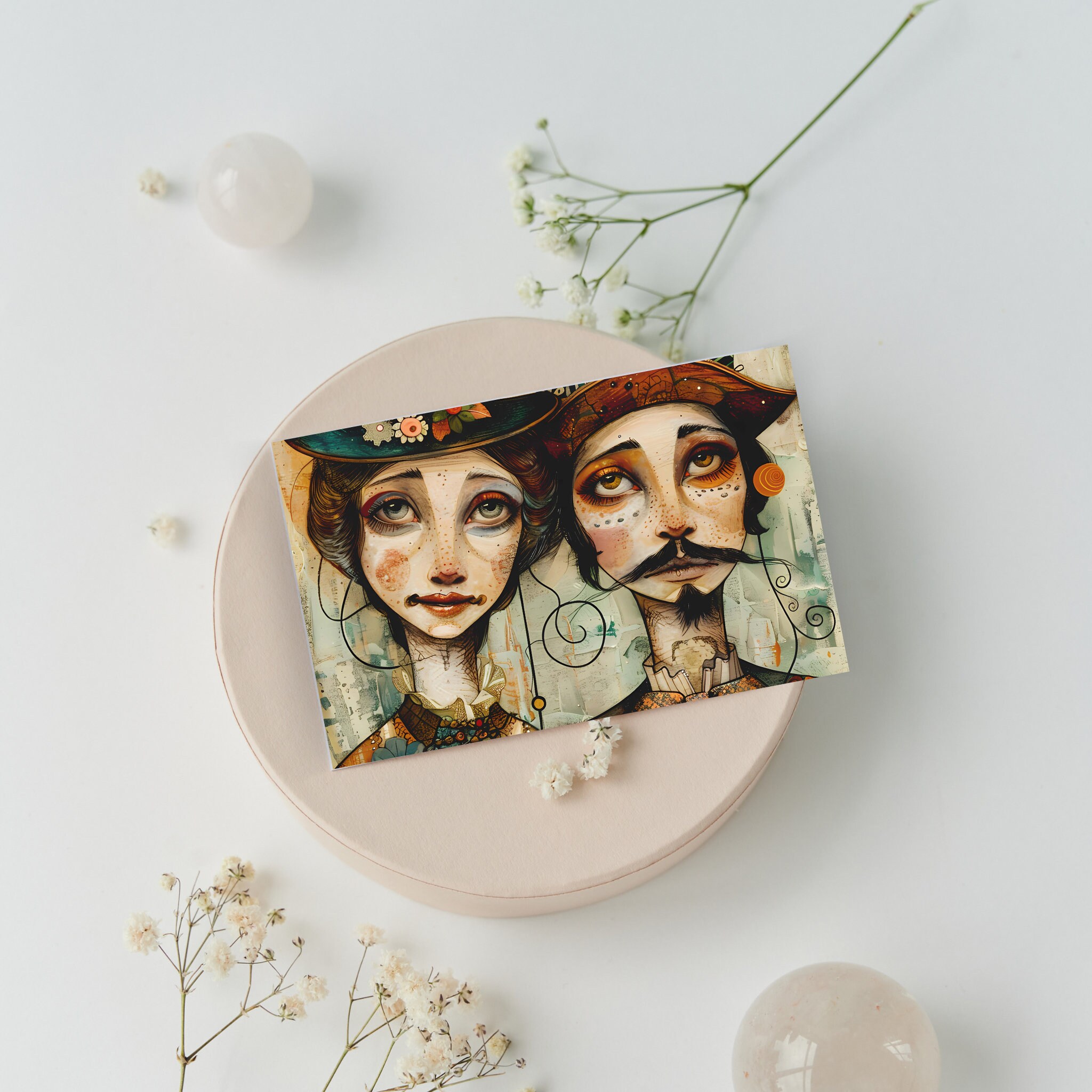 Whimsical People Portraits Journal, Whimsical Ephemera, Journaling ...