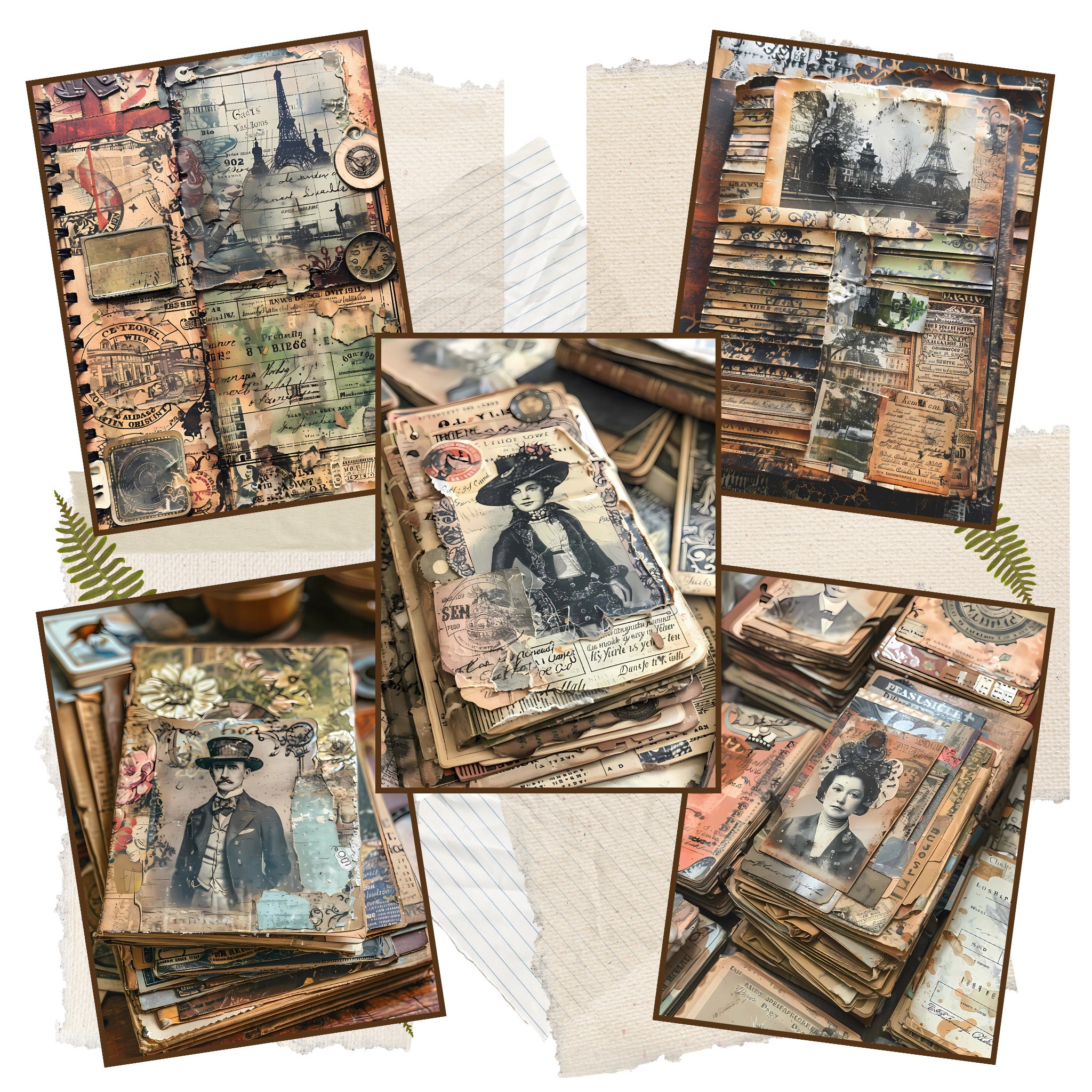 Vintage Travel Documents, Travel Journal, Grungy Photograph, Digital ...