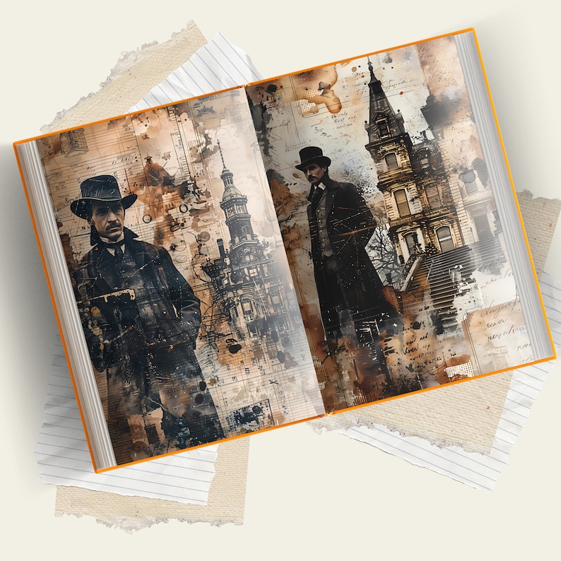 Vintage Grunge People Images, Printable Papers, Digital Download, Junk ...