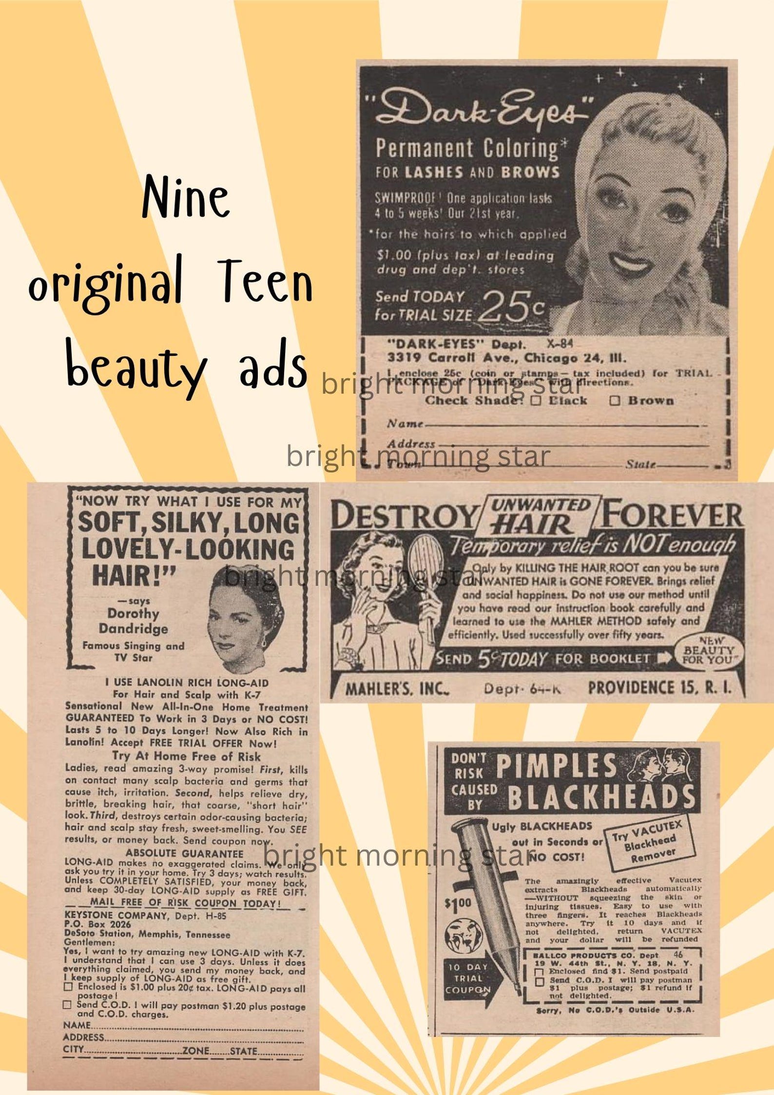 1950s Feminine Ads, Ads From the 1950s, Vintage Ads, Old Ads, Vintage ...
