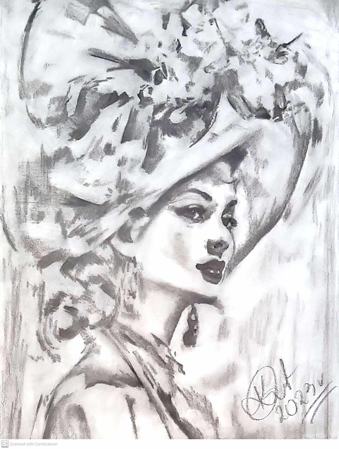 Unique Charcoal and Pencil Sketches , Gift, Size A4 , Handmade ...