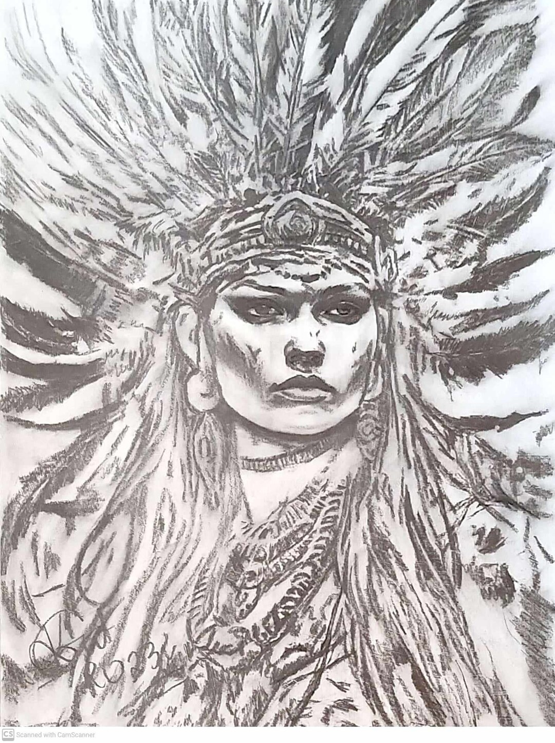 Unique Charcoal and Pencil Sketches , Gift, Size A4 , Handmade ...