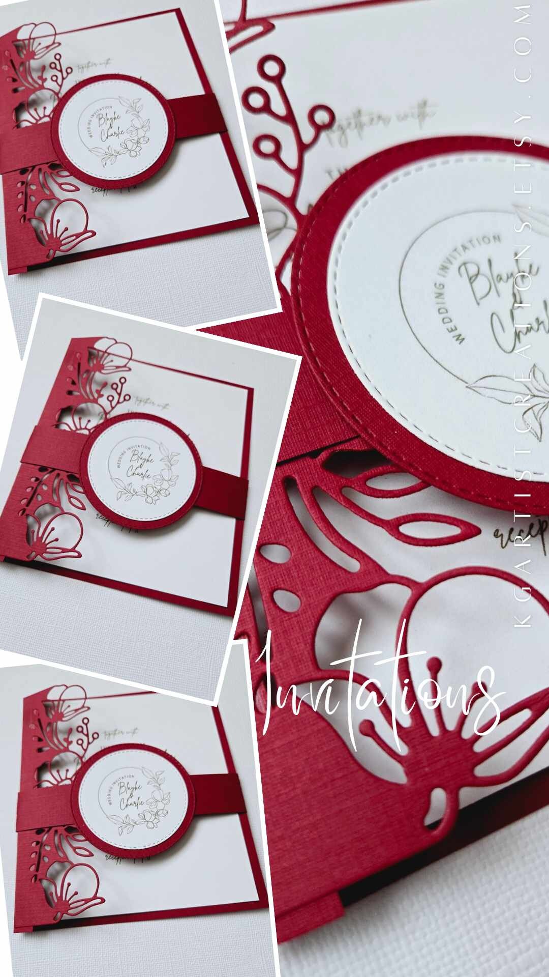 A Set 10 Pieces of Customized Beautiful Unique Classy Handmade Wedding ...
