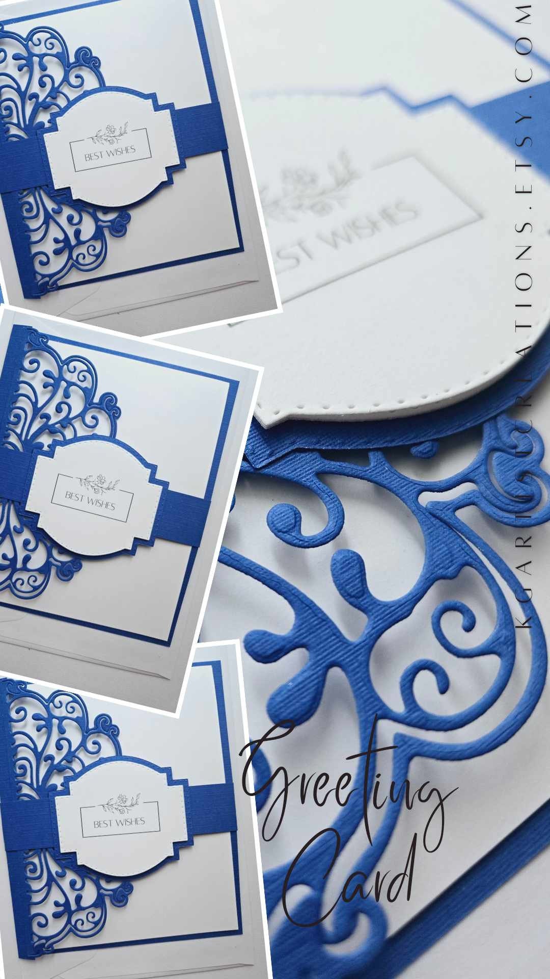A One Beautiful Hand-cut Greeting Card for Any Occasion With Free ...