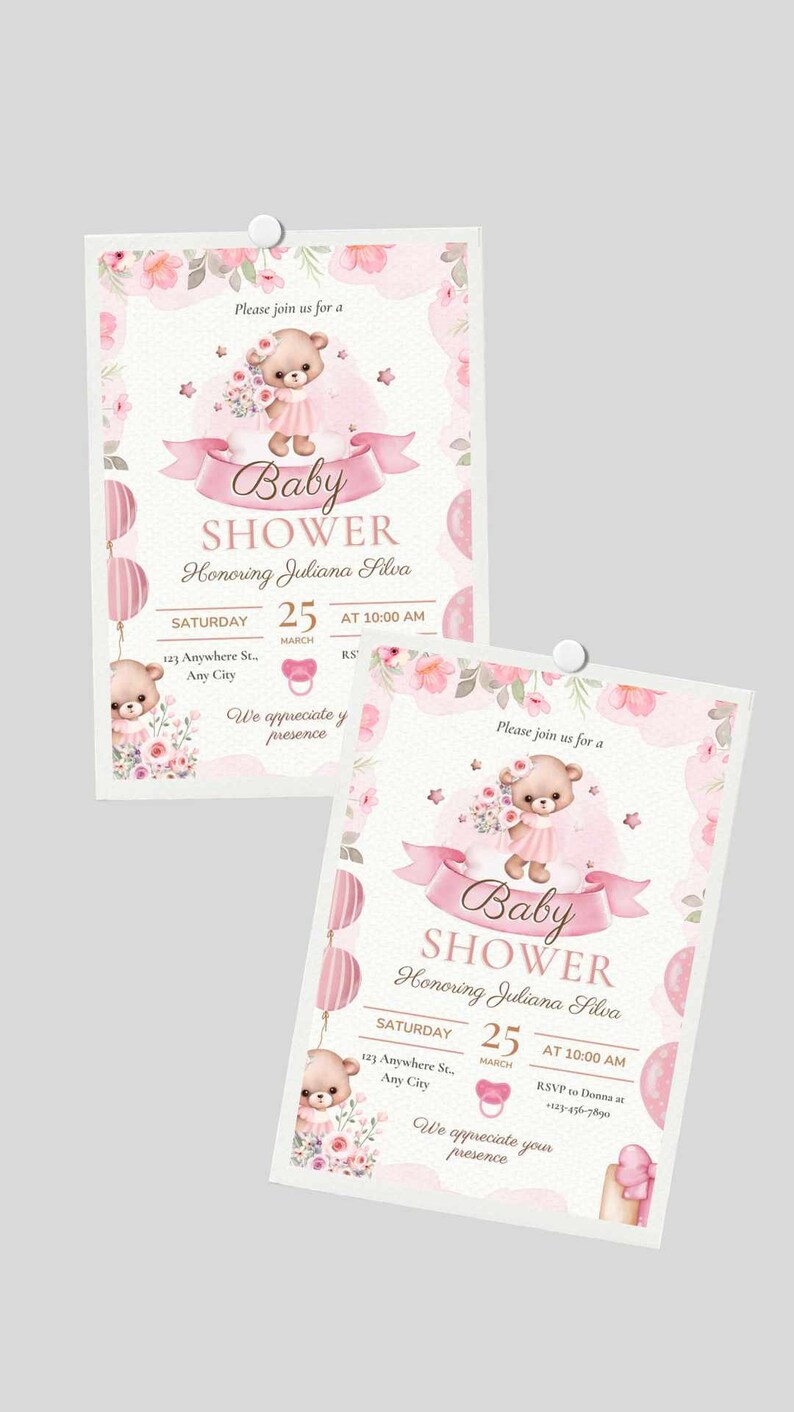Customized Classy Baby Shower Invitations, Simple Baby Shower ...