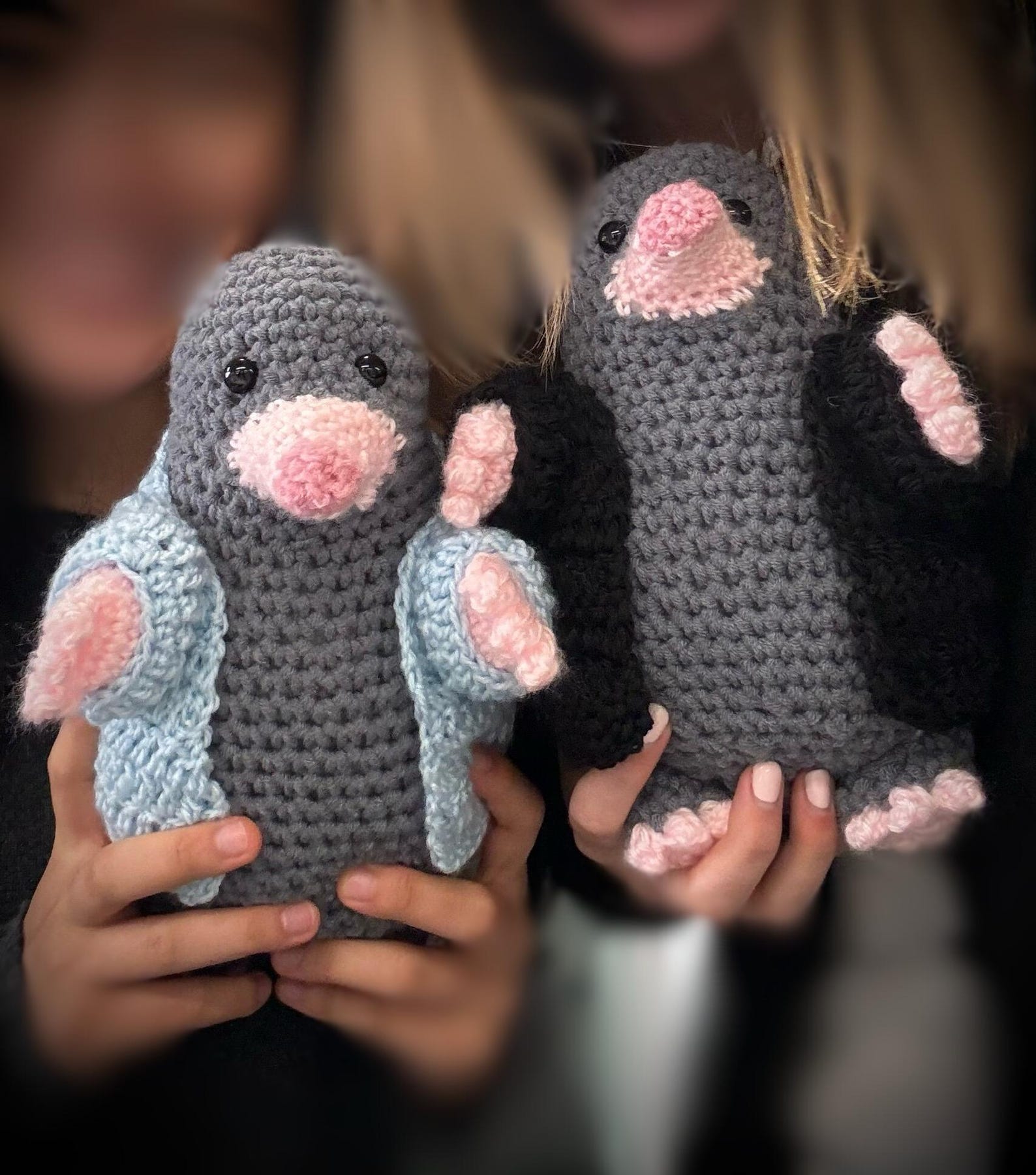 Crochet Mole Plushie | Handmade Stuffed Animal Gift for Science ...