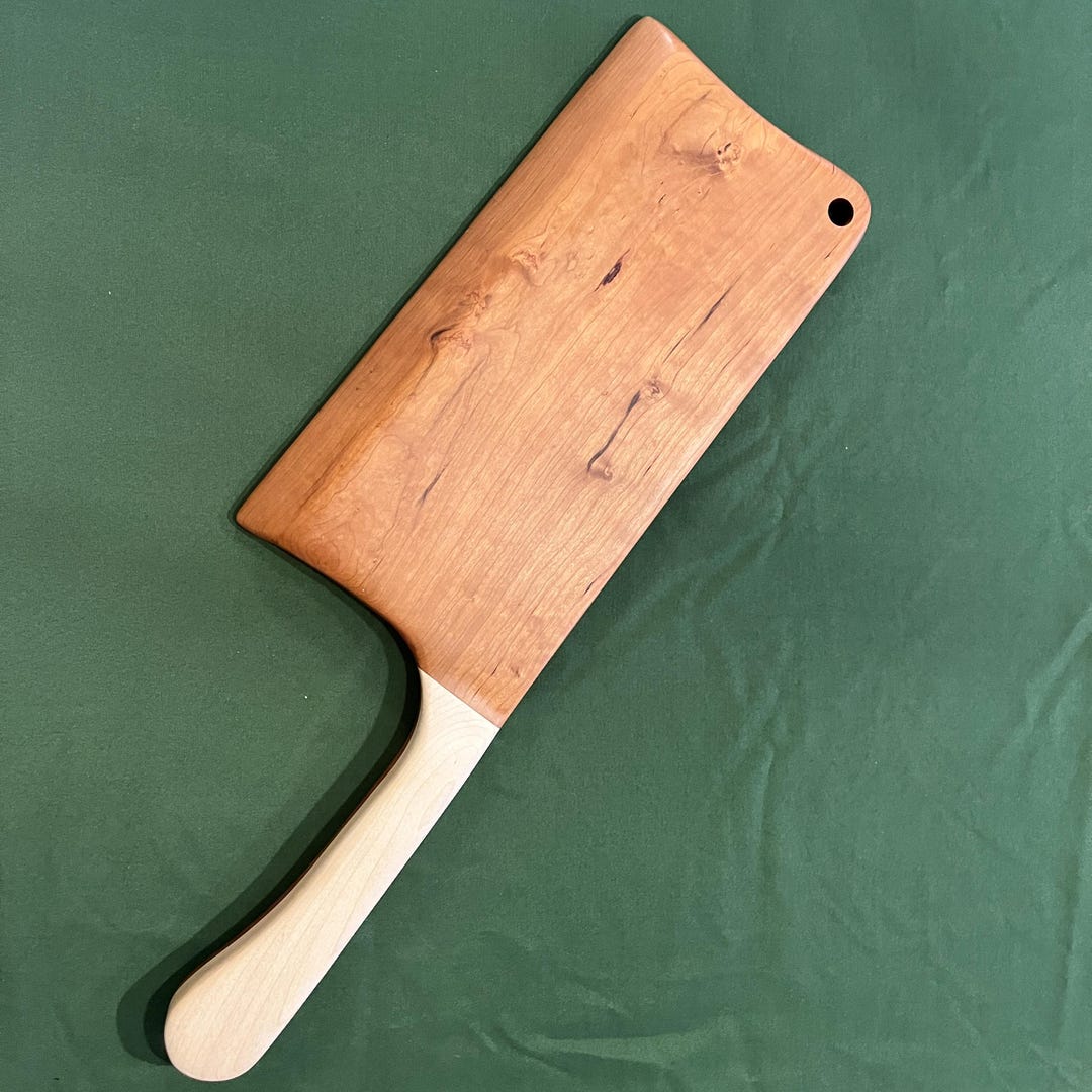 Meat Cleaver Cherry and Ash Charcuterie Board - Etsy