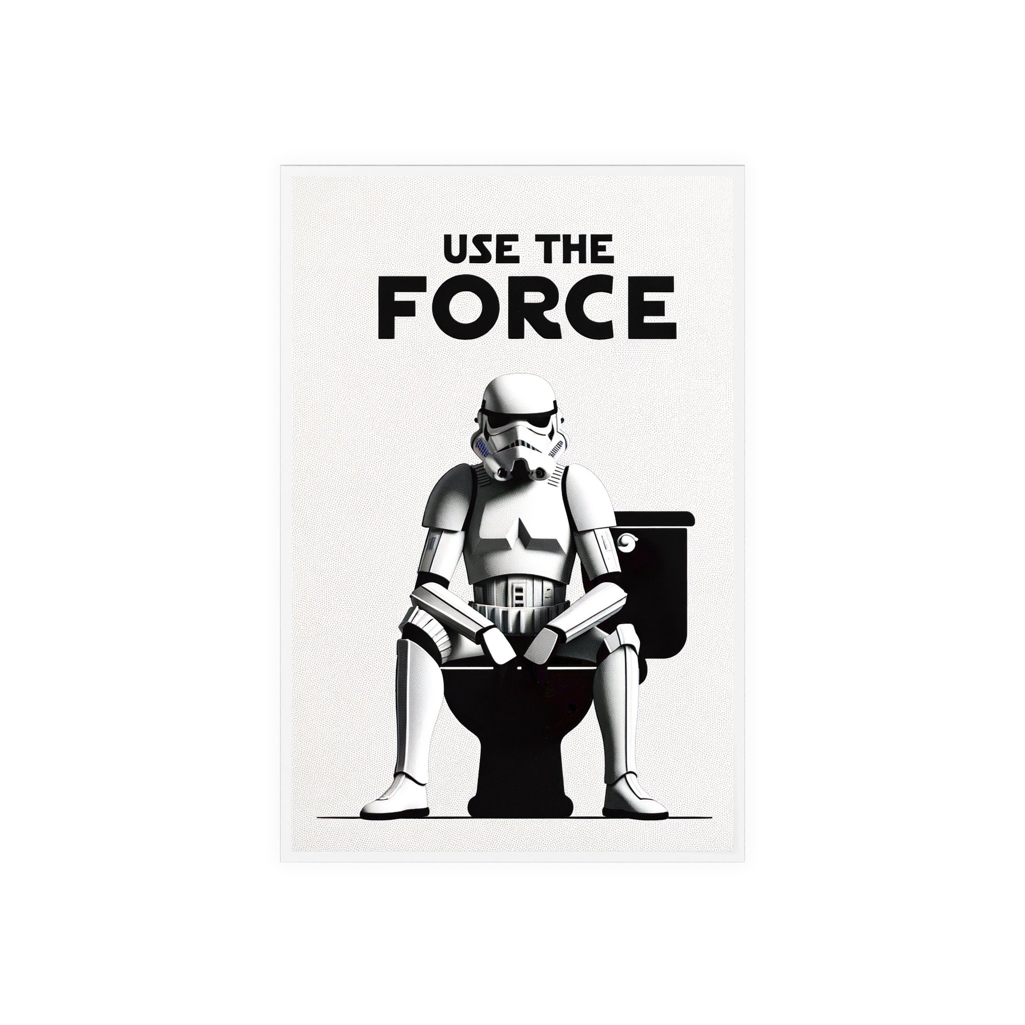 Use the Force Bathroom Sign Darth Vader Bathroom Sign Restroom Sign ...