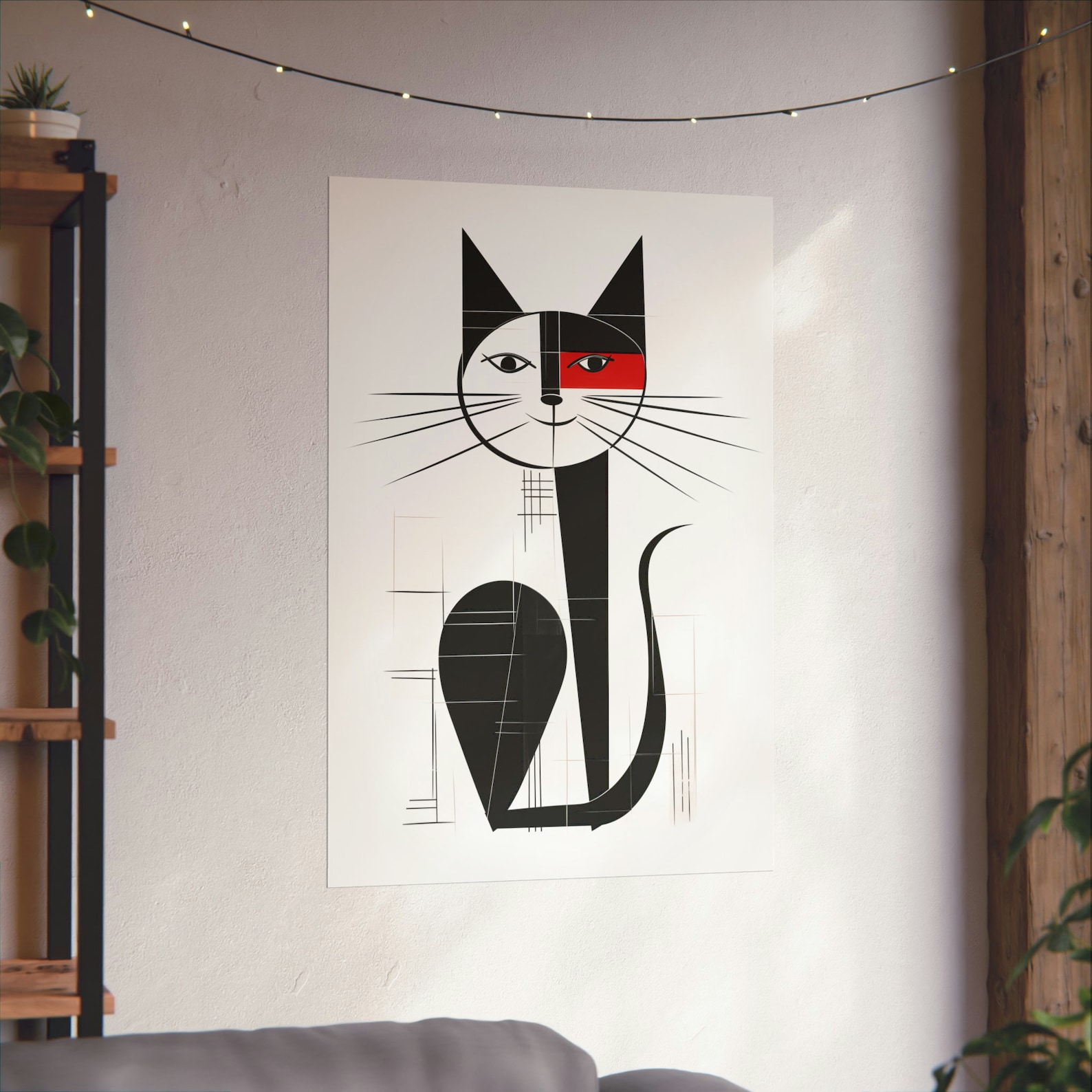 Pablo Picasso Cat Abstract Wall Art - Etsy