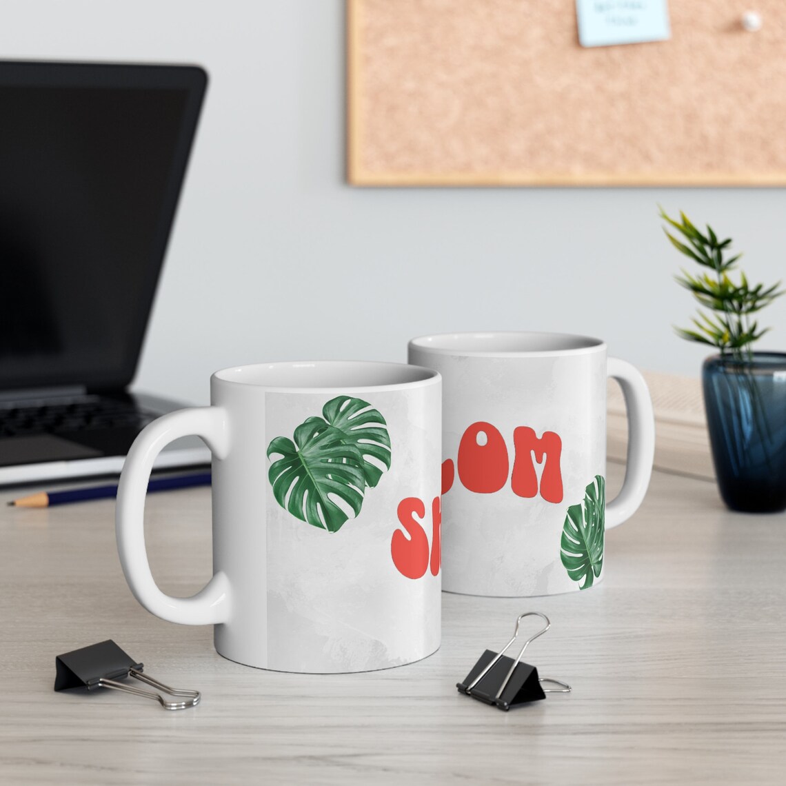 Tropical Shalom Coffee Mug Sip in Tranquil Paradiseceramic Mug 11oz - Etsy