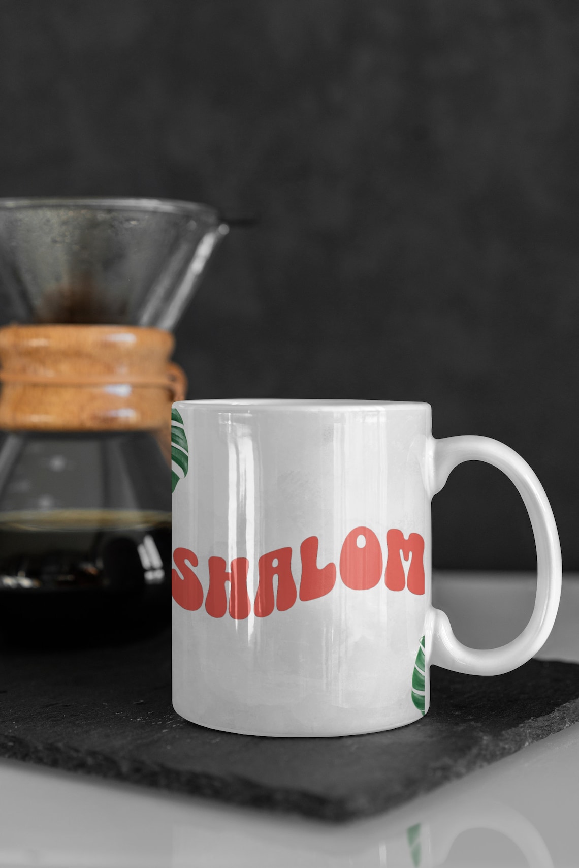 Tropical Shalom Coffee Mug Sip in Tranquil Paradiseceramic Mug 11oz - Etsy