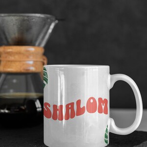 Tropical Shalom Coffee Mug - Sip in Tranquil Paradise|ceramic Mug 11oz ...