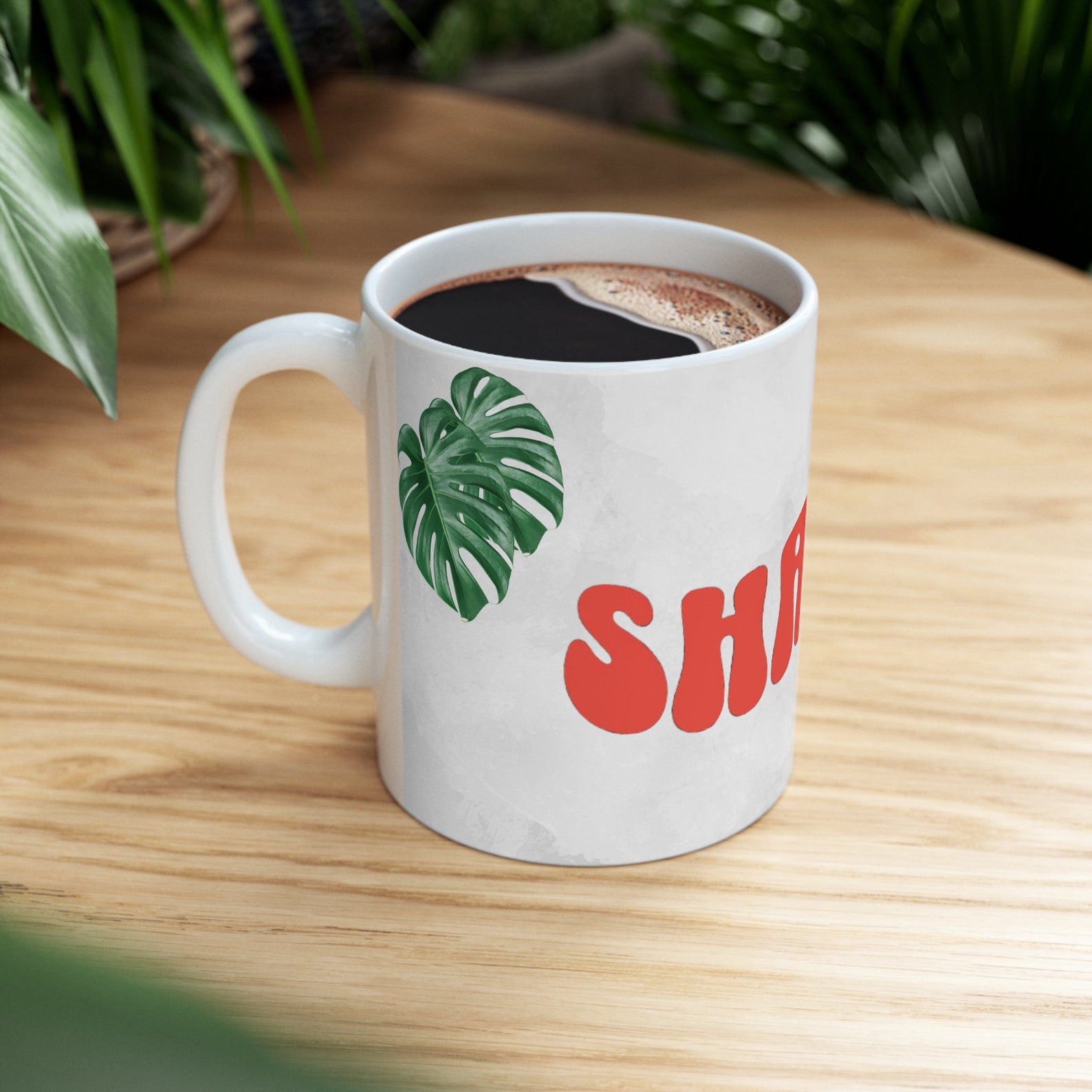 Tropical Shalom Coffee Mug Sip in Tranquil Paradiseceramic Mug 11oz - Etsy