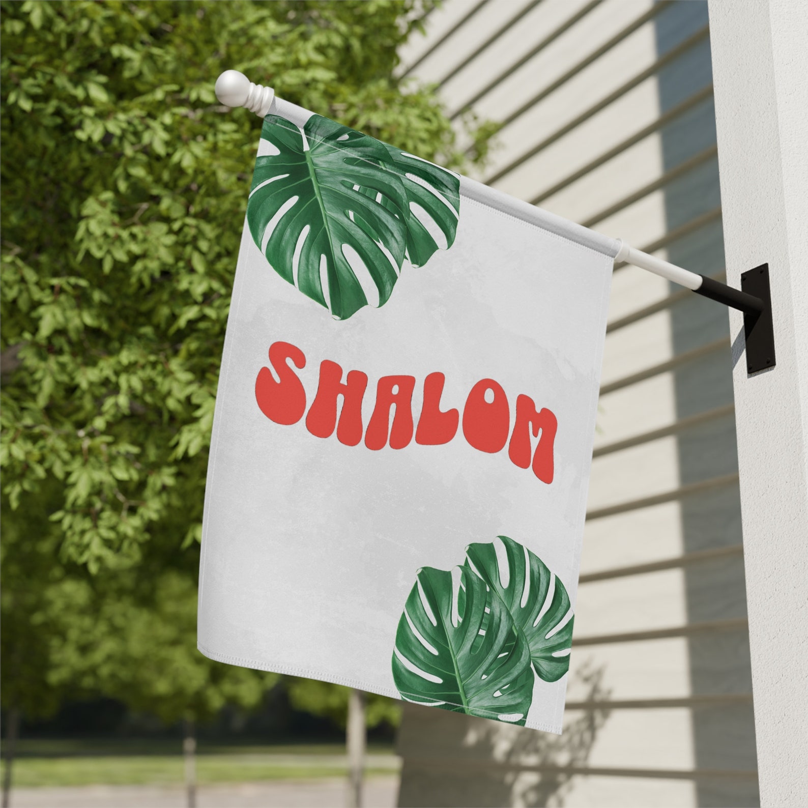 Tropical Shalom Garden and House Banner Embrace Nature's - Etsy