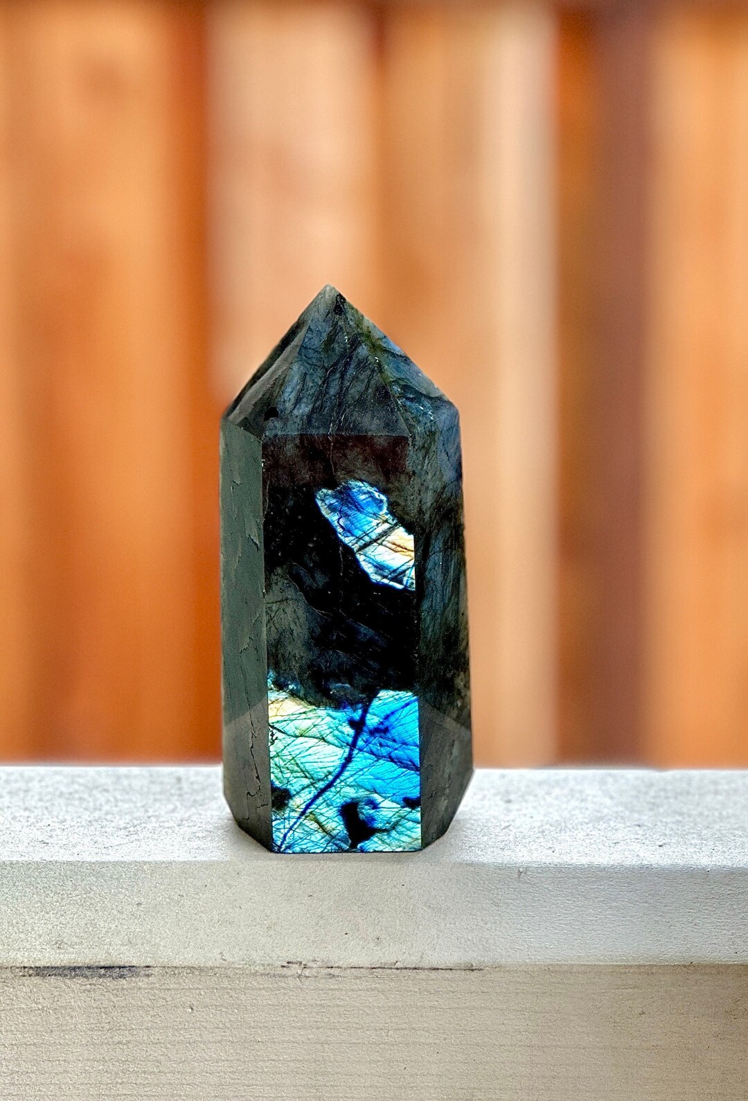 Labradorite Tower | High Flash and Quality | XL at 2.4 Pounds ...