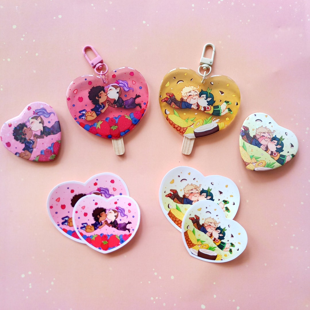 Timeskip Fruity Lumity - Portachiavi/adesivo/spilla Huntlow - Etsy