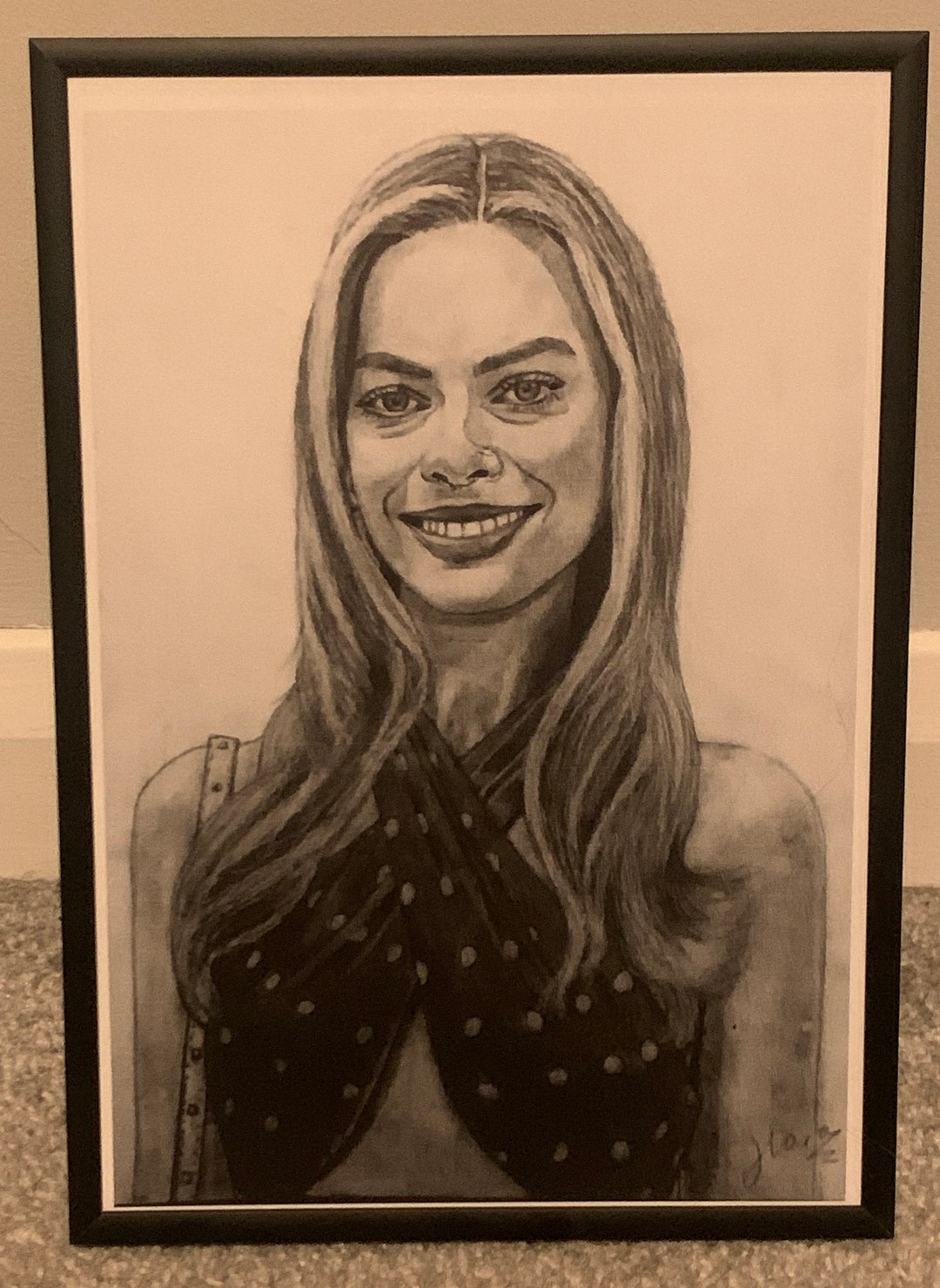 Barbie Margot Robbie with Frame - Etsy