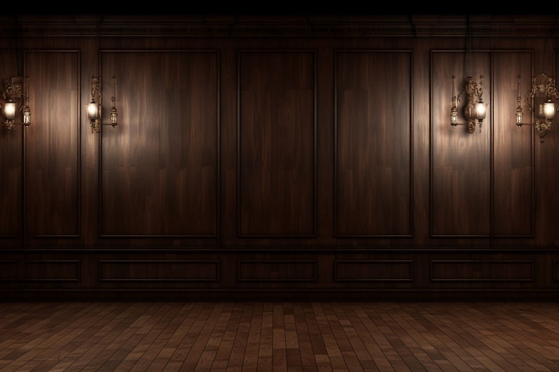 Digital Backdrop Exquisite Collection of "dark Wood Wall Paneling" - Etsy