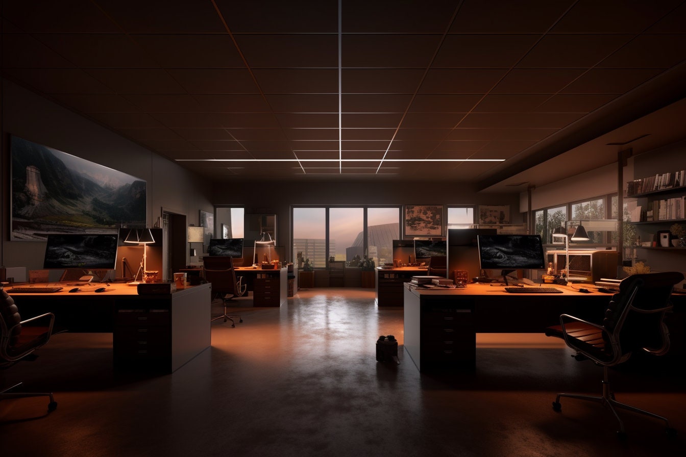 Digital Backdrop Captivating "office Space" - Etsy