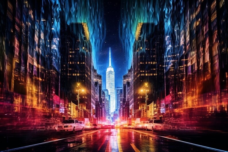 Digital Backdrop Captivating "urban Wonderland" - Etsy