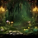 Digital Backdrop Enchanted Forest Escape - Etsy