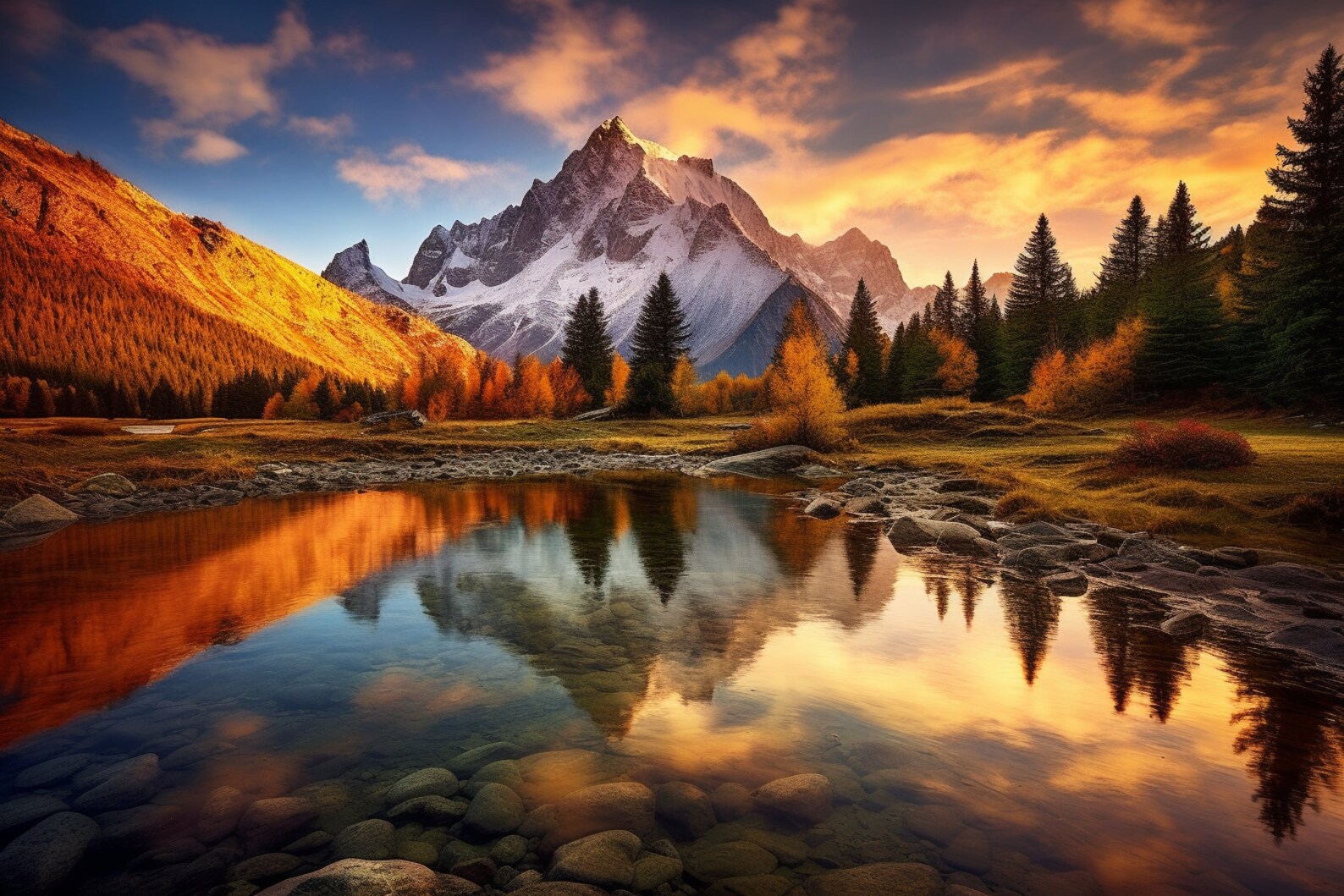 Digital Backdrop Majestic Mountain! - Etsy