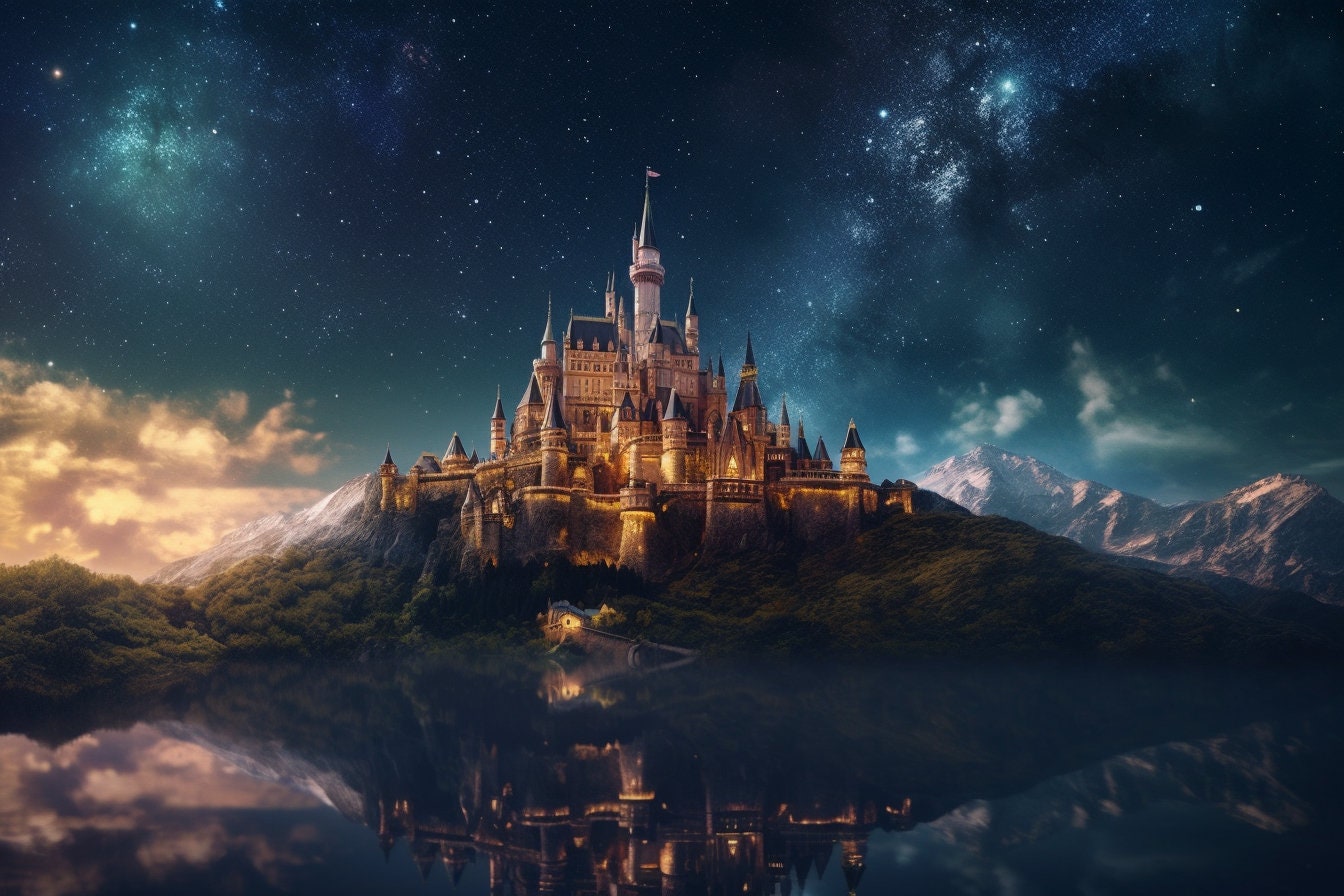 Digital Backdrop Fairy Tale Castle - Etsy