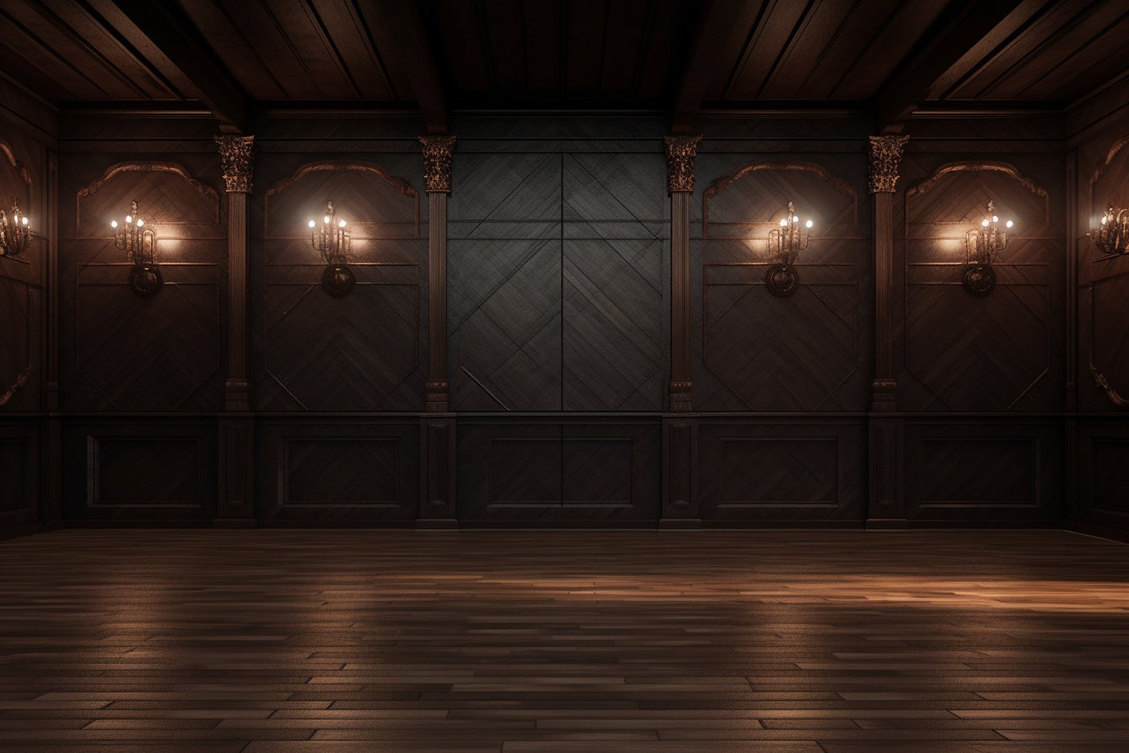 Digital Backdrop Exquisite Collection of "dark Wood Wall Paneling" - Etsy