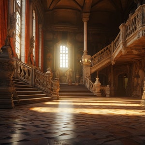 Digital Backdrop Fairy Tale Castle Study - Etsy