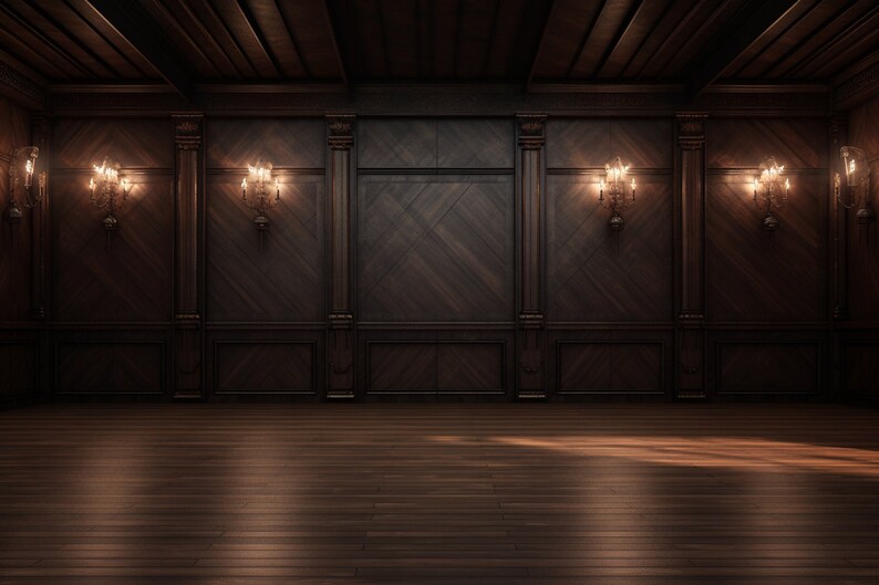 Digital Backdrop Exquisite Collection of "dark Wood Wall Paneling" - Etsy