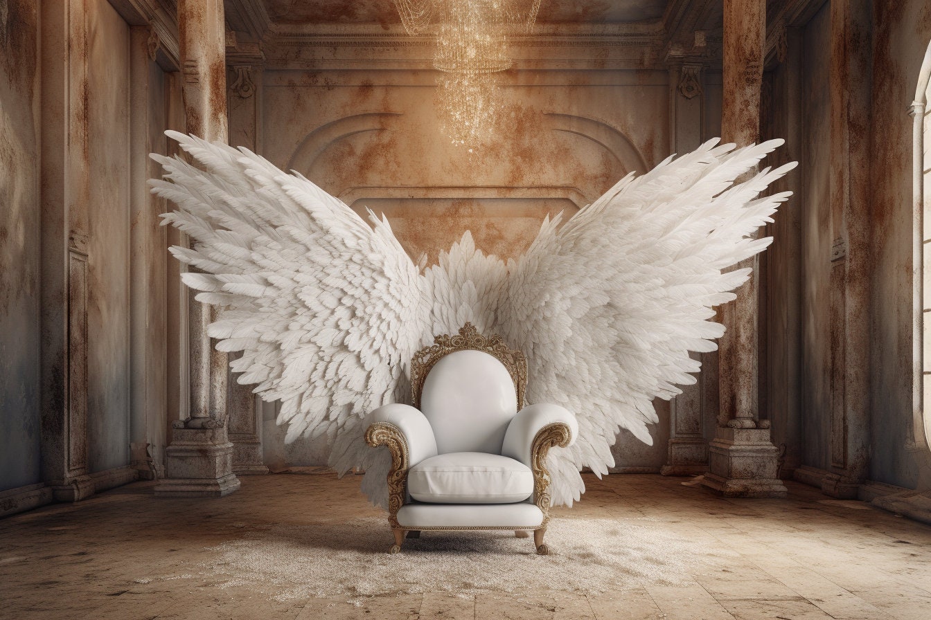 Digital Backdrop Extra Large Angel Wing Chairs! - Etsy
