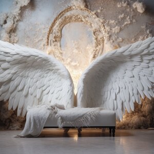 Digital Backdrop Extra Large Angel Wings Set 3! - Etsy