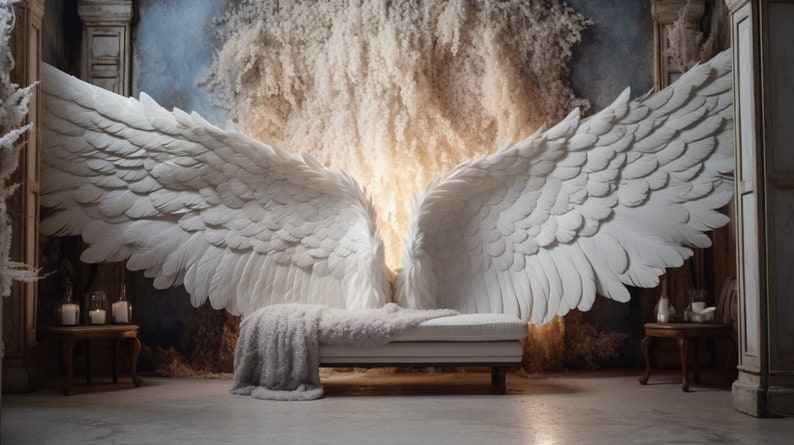 Digital Backdrop Extra Large Angel Wings Set 3! - Etsy