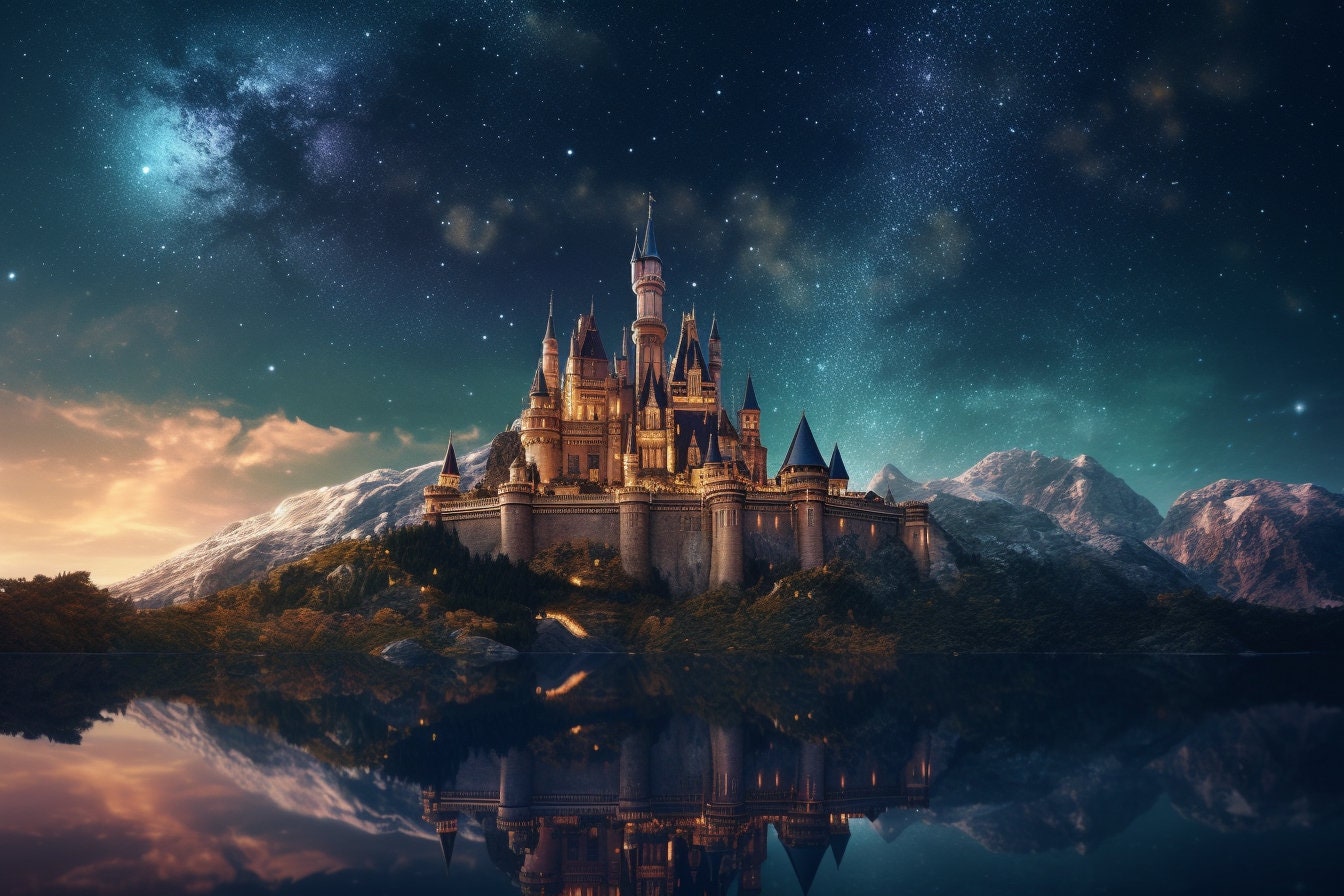 Digital Backdrop Fairy Tale Castle - Etsy
