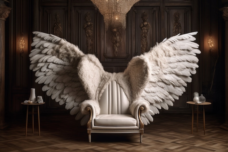 Digital Backdrop Extra Large Angel Wing Chairs! - Etsy