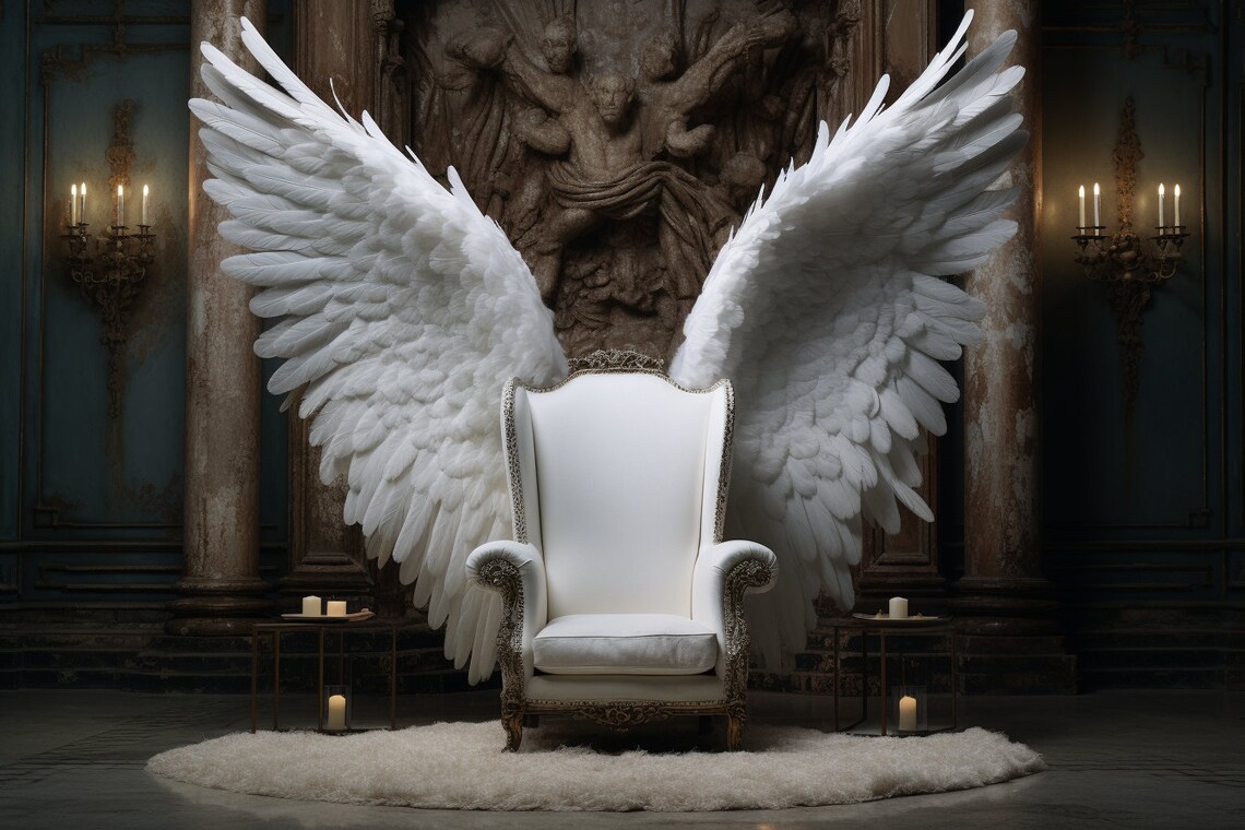Digital Backdrop Extra Large Angel Wing Chairs! - Etsy